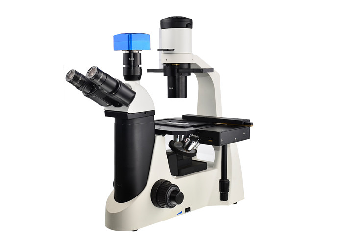 Trinocular Phase Contrast Inverted Optical Microscope 10x 20x 40x